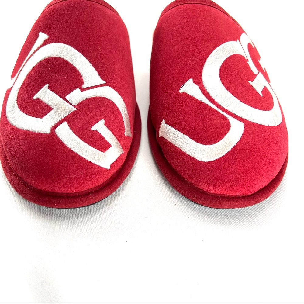 New Men's Scuff Logo Sheepskin Slipper - Gem